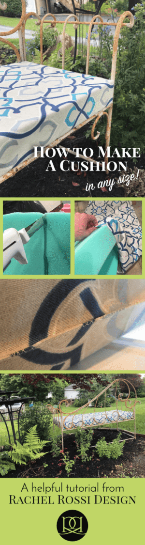 How to Make a Custom Cushion | Sewing Tutorial | Rachel Rossi